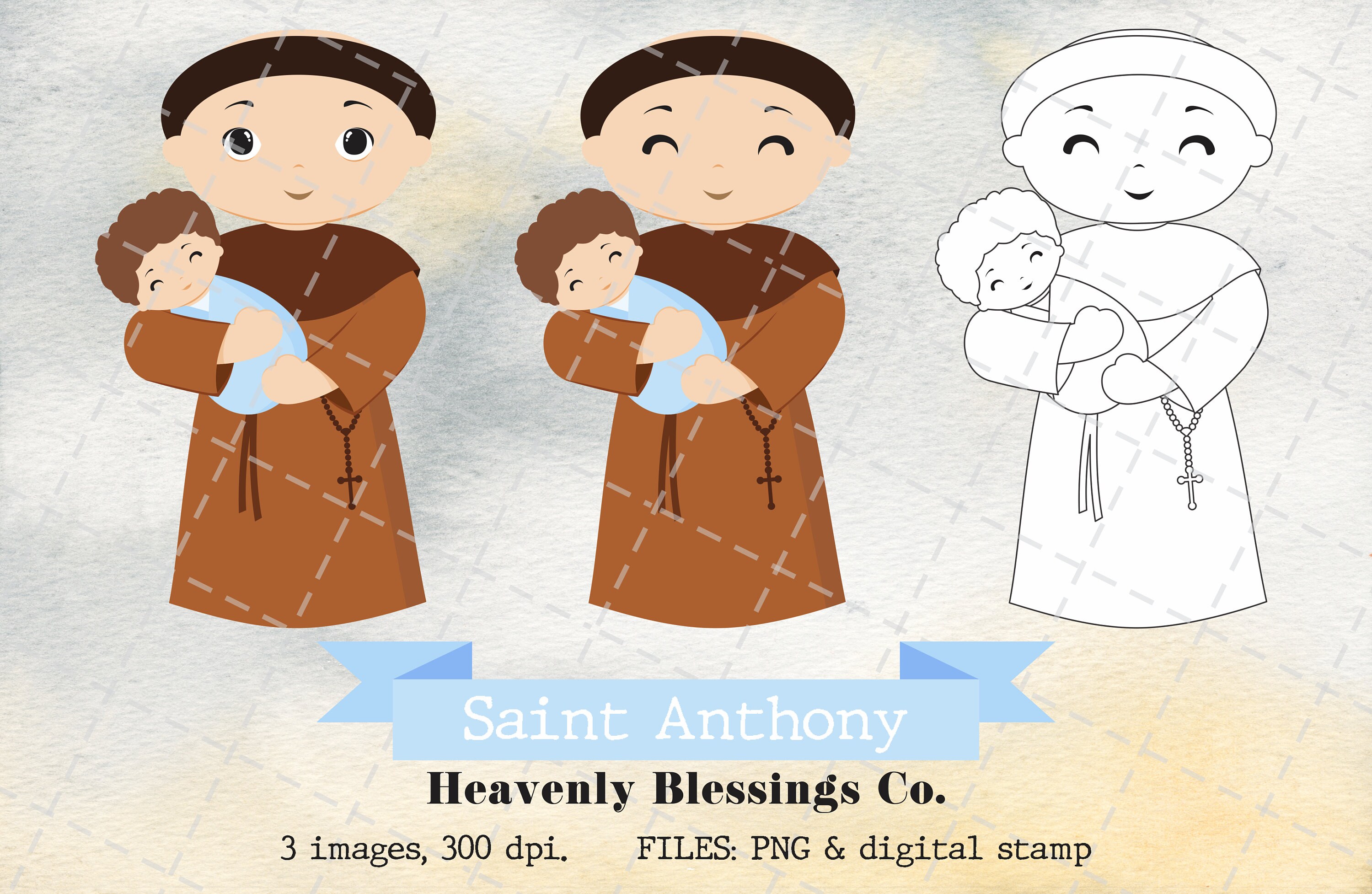 Saint Anthony, Catholic Images, Cute Saints, Religious Clipart, Saints ...