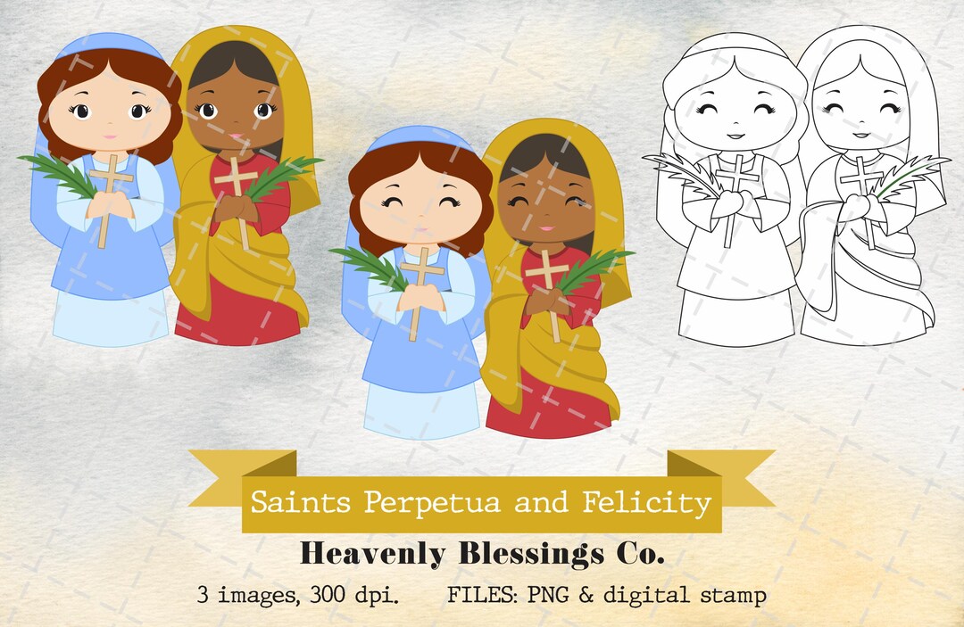 Saints Perpetua and Felicity, Catholic Images, Cute Saints, Religious ...