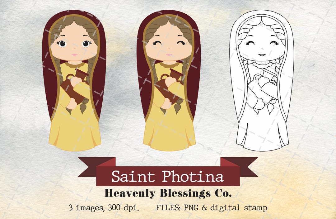 Saint Photina, Catholic Images, Cute Saints, Religious Clipart, Saints ...