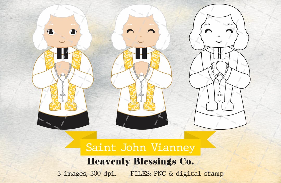 Saint John Vianney, Catholic Images, Cute Saints, Religious Clipart ...