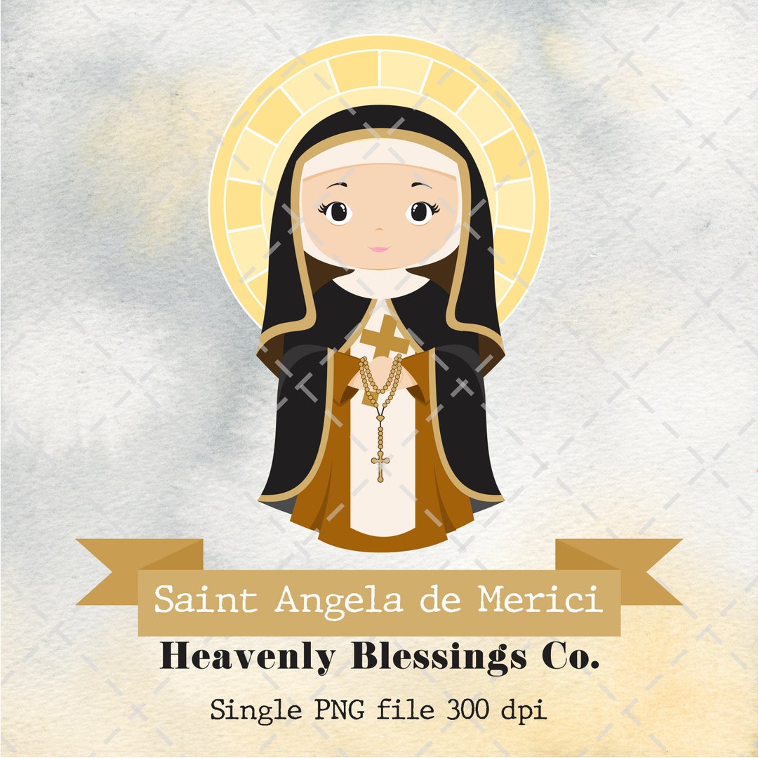 Saint Angela De Merici, Catholic Images, Cute Saints, Religious Clipart ...