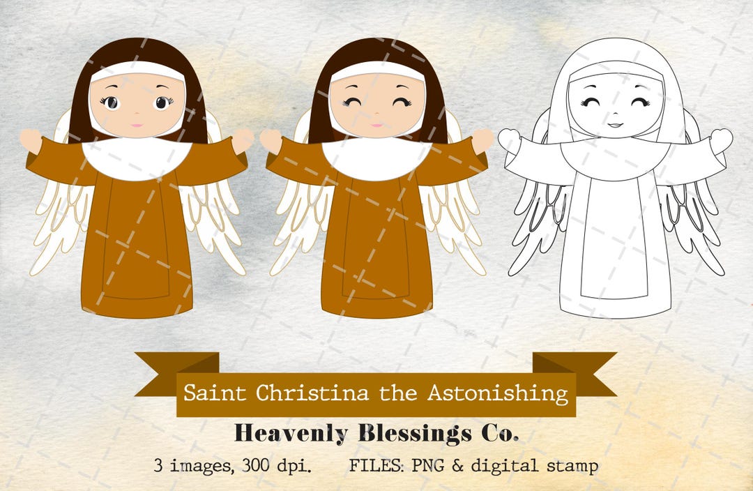 Saint Christina the Astonishing, Catholic Images, Cute Saints ...