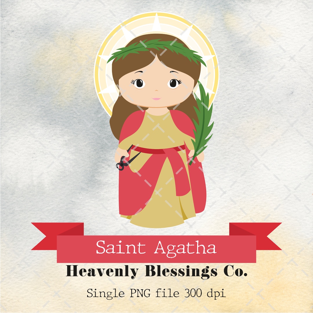 Saint Agatha, Catholic Images, Cute Saints, Religious Clipart, Saints ...