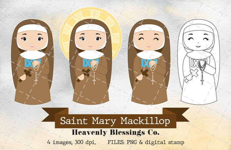 Saint Mary Mackillop, Catholic Images, Cute Saints, Religious Clipart ...