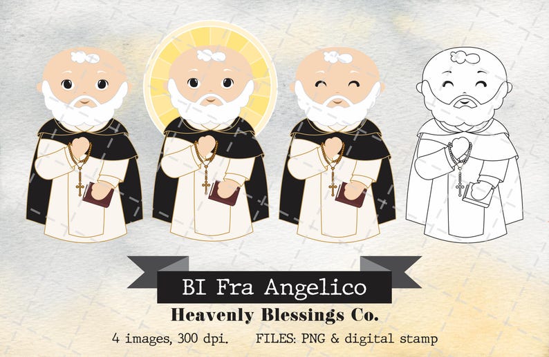 BI Fra Angelico, Catholic Images, Cute Saints, Religious Clipart ...