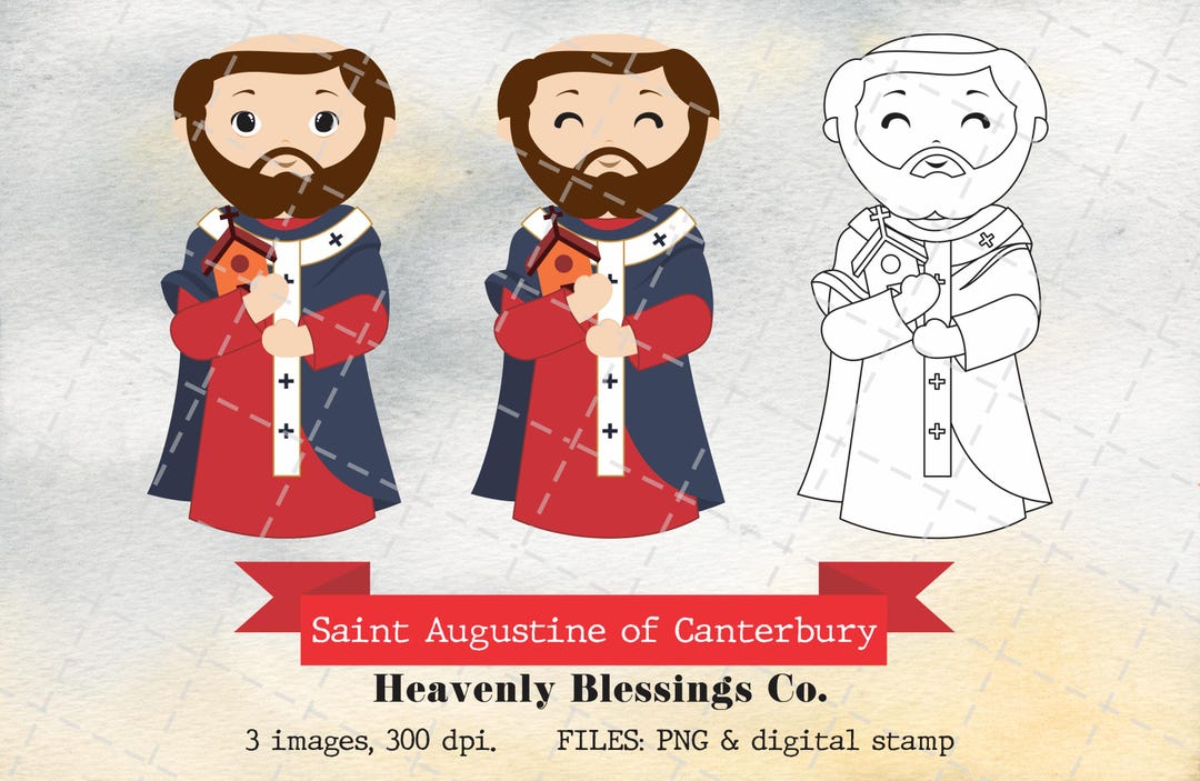 Saint Augustine of Canterbury, Imágenes Católicas, Santos Lindos ...