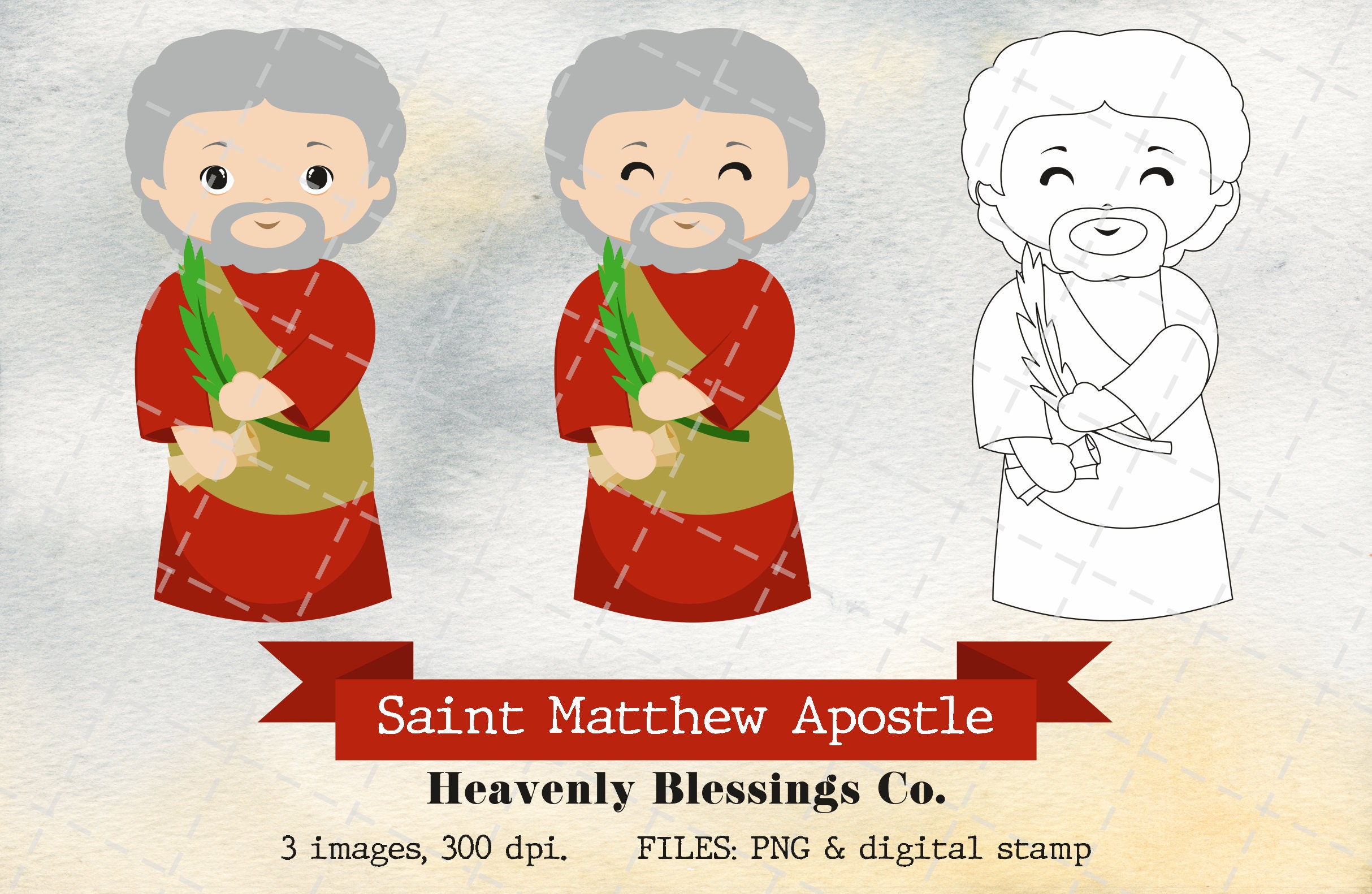 Saint Matthew Apostle, Catholic Images, Cute Saints, Religious Clipart ...