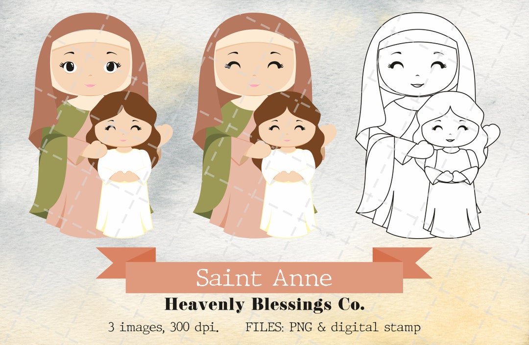 Saint Anne, Catholic Images, Cute Saints, Religious Clipart, Saints ...