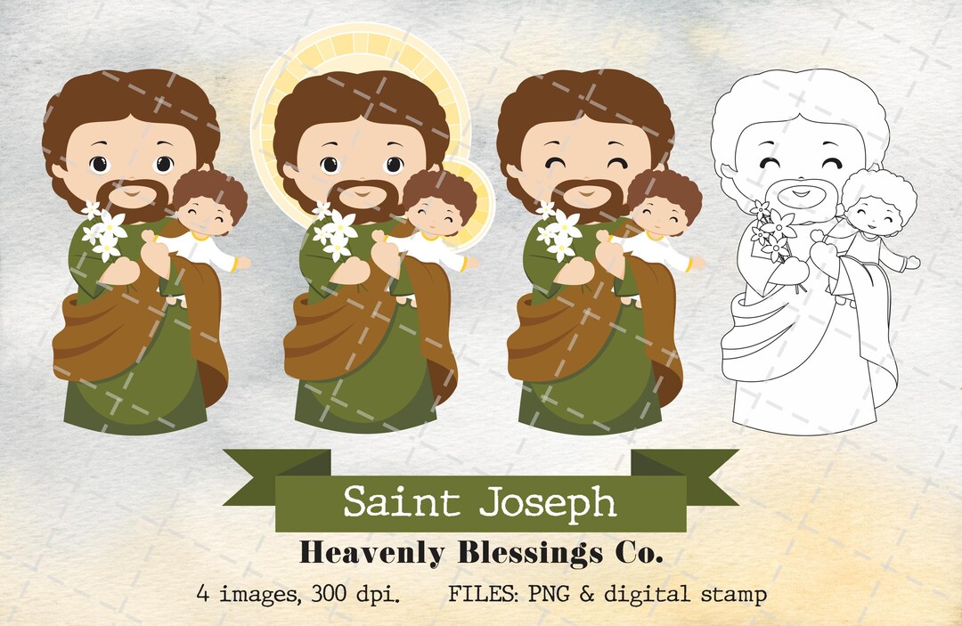 Saint Joseph, Catholic Images, Cute Saints, Religious Clipart, Saints ...