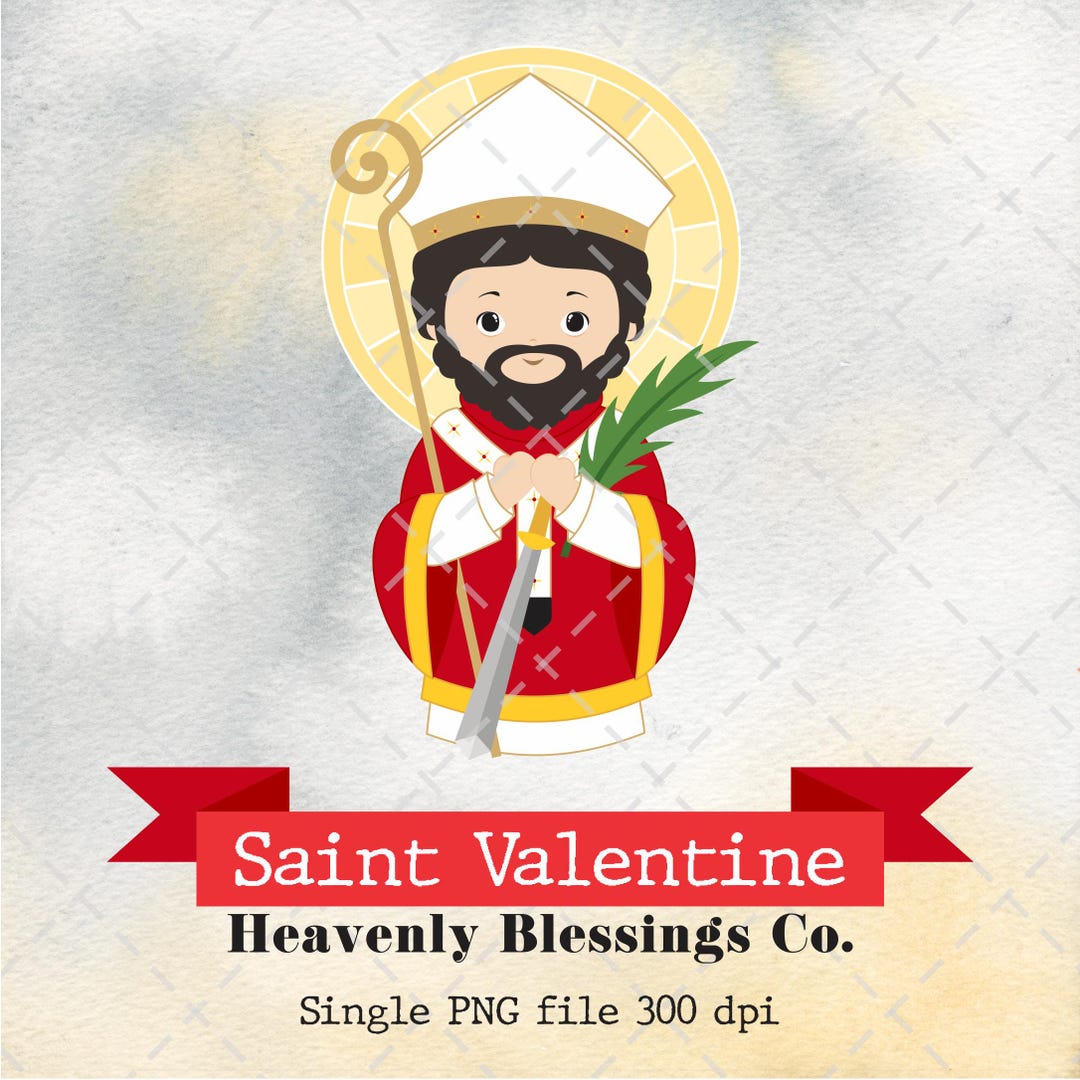Saint Valentine, Catholic Images, Cute Saints, Religious Clipart ...