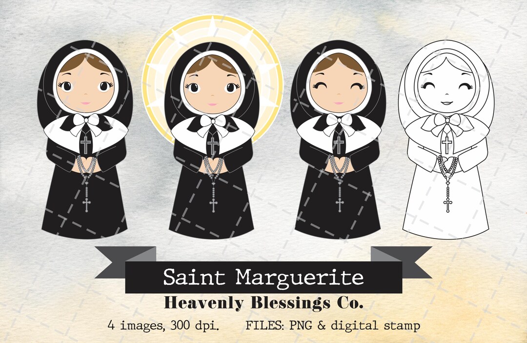 Saint Marguerite, Catholic Images, Cute Saints, Religious Clipart ...