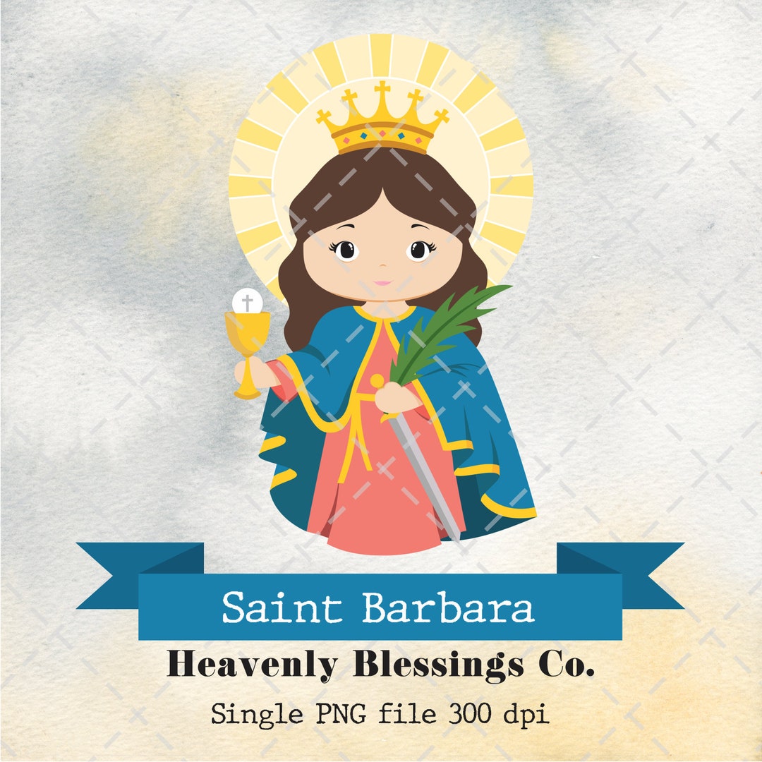 Saint Barbara, Catholic Images, Cute Saints, Religious Clipart, Saints ...