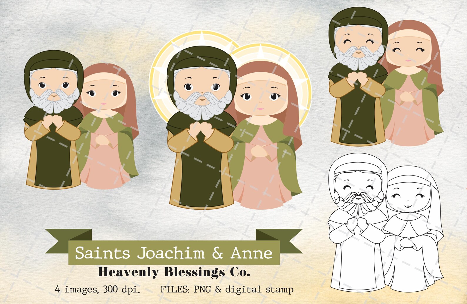 Saints Joachim and Anne, Catholic Images, Cute Saints, Religious ...