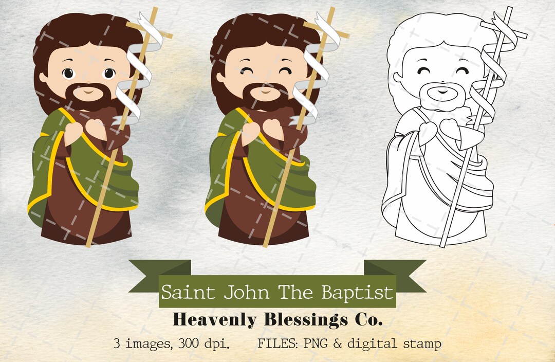 Saint John the Baptist, Catholic Images, Cute Saints, Religious Clipart ...
