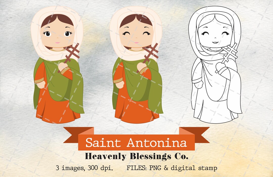 Saint Antonina, Catholic Images, Cute Saints, Religious Clipart, Saints ...