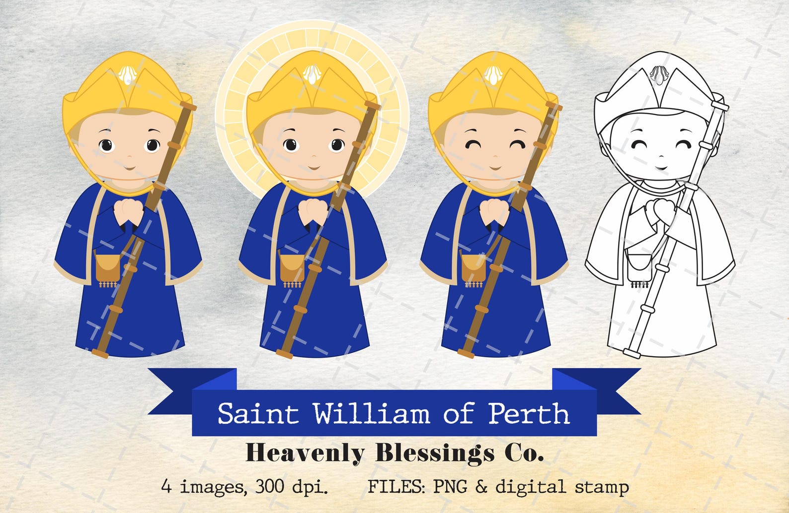 Saint William of Perth, Catholic Images, Cute Saints, Religious Clipart ...