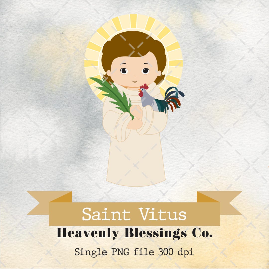 Saint Vitus, Catholic Images, Cute Saints, Religious Clipart, Saints ...