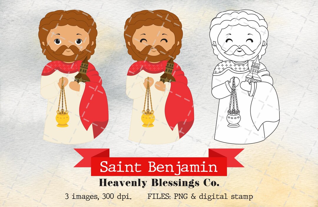Saint Benjamin, Catholic Images, Cute Saints, Religious Clipart, Saints ...
