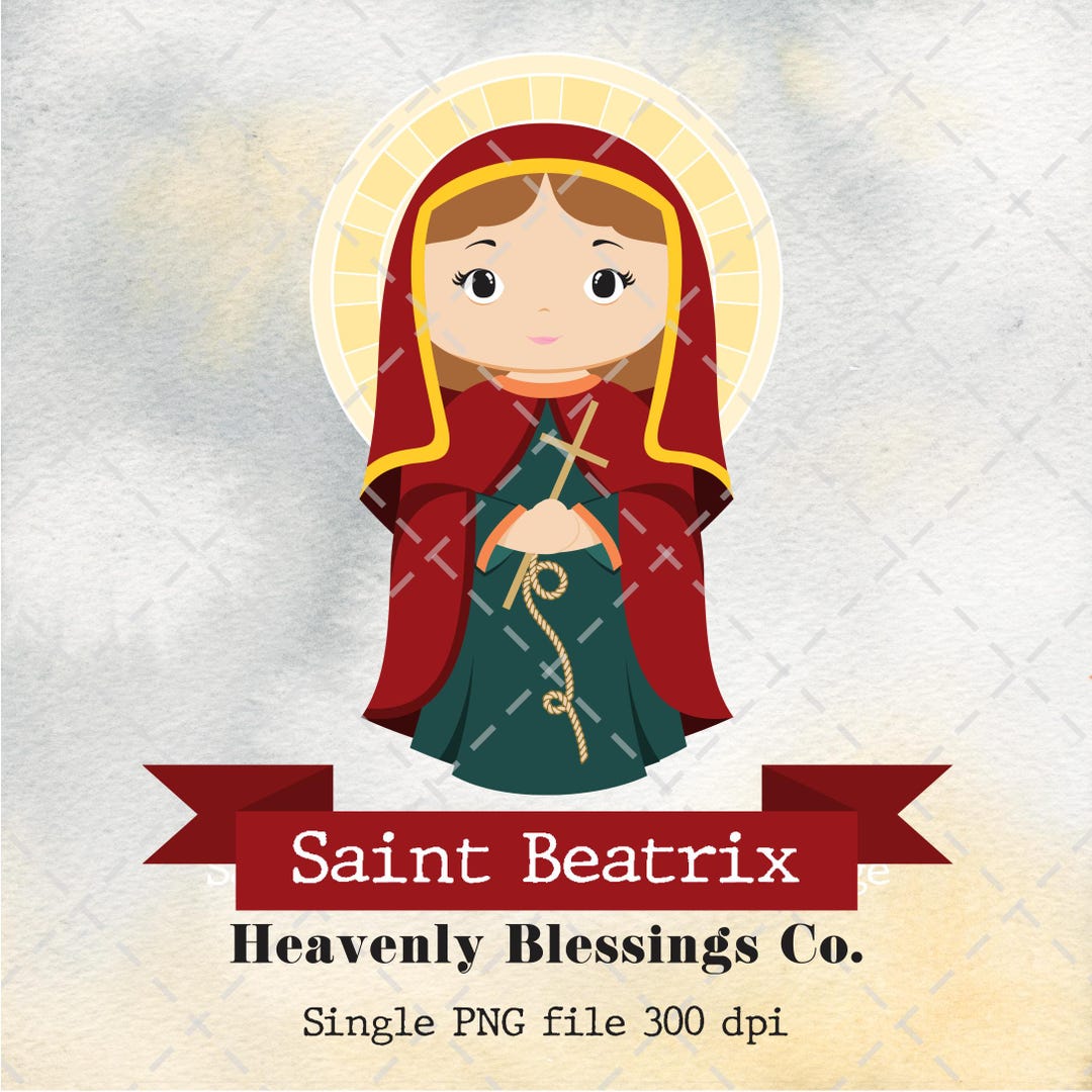 Saint Beatrix, Catholic Images, Cute Saints, Religious Clipart, Saints ...