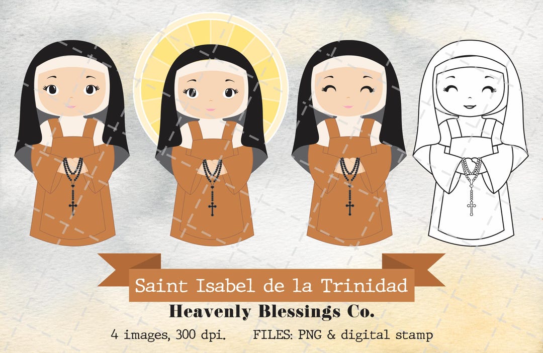 Saint Isabel De La Trinidad, Catholic Images, Cute Saints, Religious ...