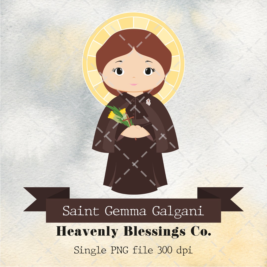 Saint Gemma Galgani, Catholic Images, Cute Saints, Religious Clipart ...