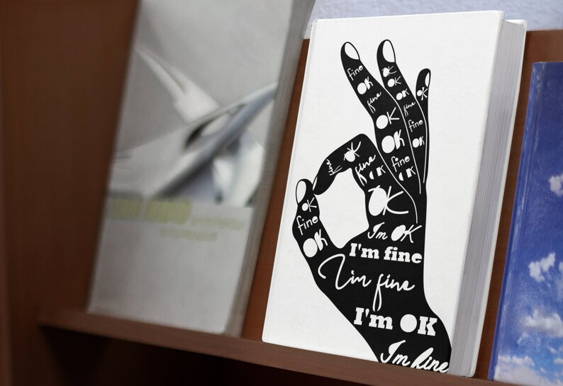 I am okay SVG/Ok hand sign SVG/Ok Sign svg/It's Ok svg/I | Etsy