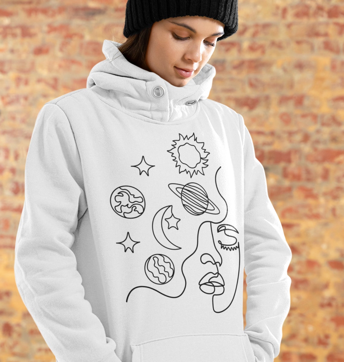 Abstract One Line Face SVG/ Abstract Face One Line Art/ One | Etsy