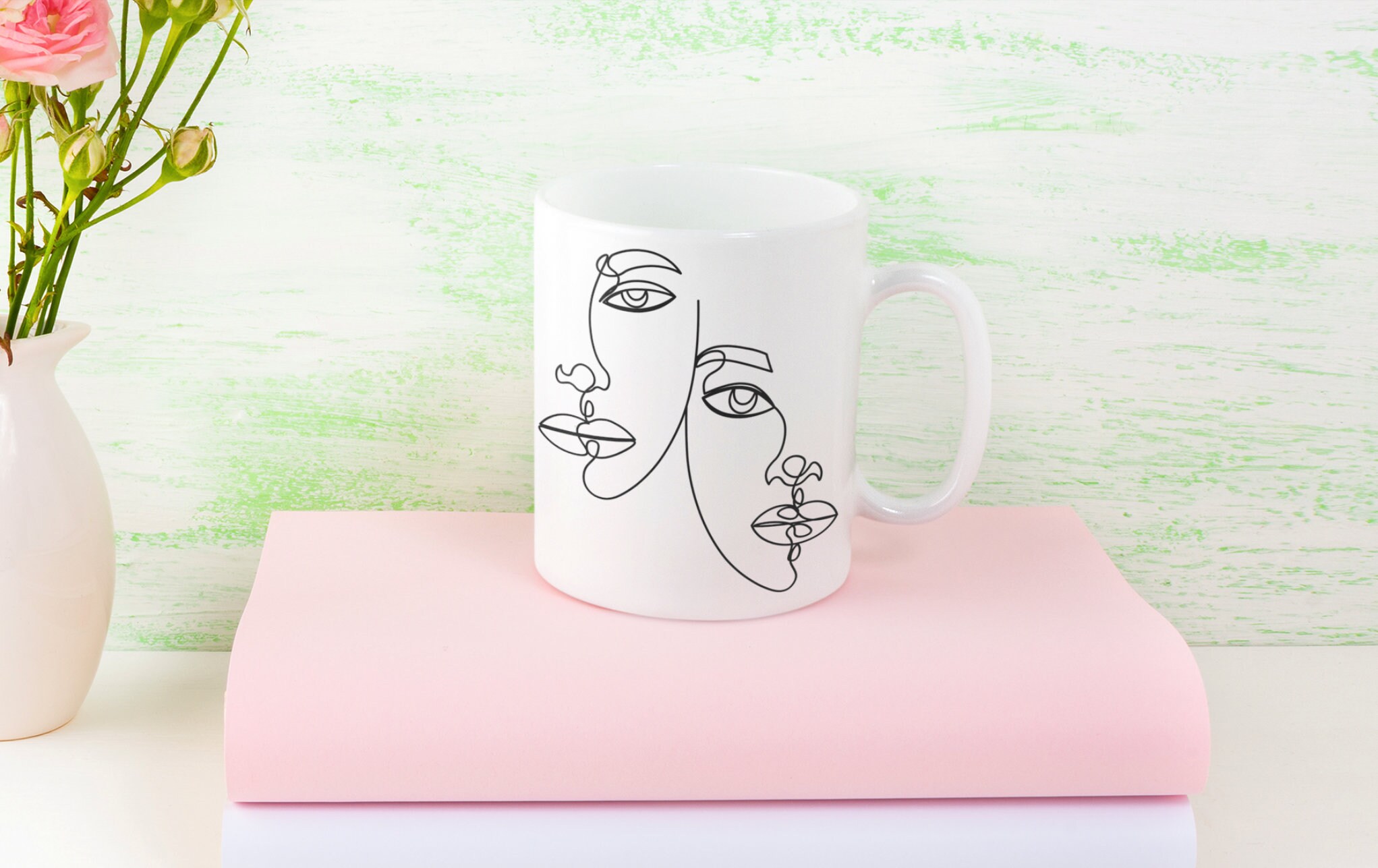 Abstract One Line Faces SVG/ One Line Female Face Drawing/ One - Etsy
