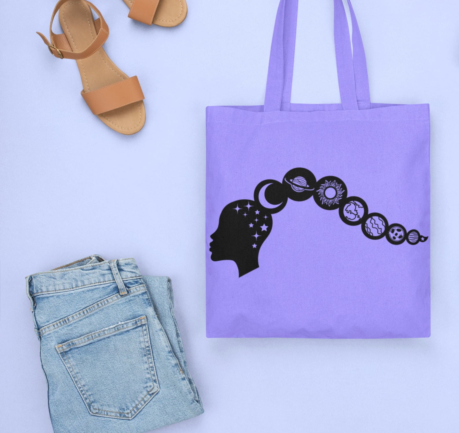 Space Girl SVG/ Galaxy Girl Silhouette SVG/ Universe Girl SVG/ | Etsy