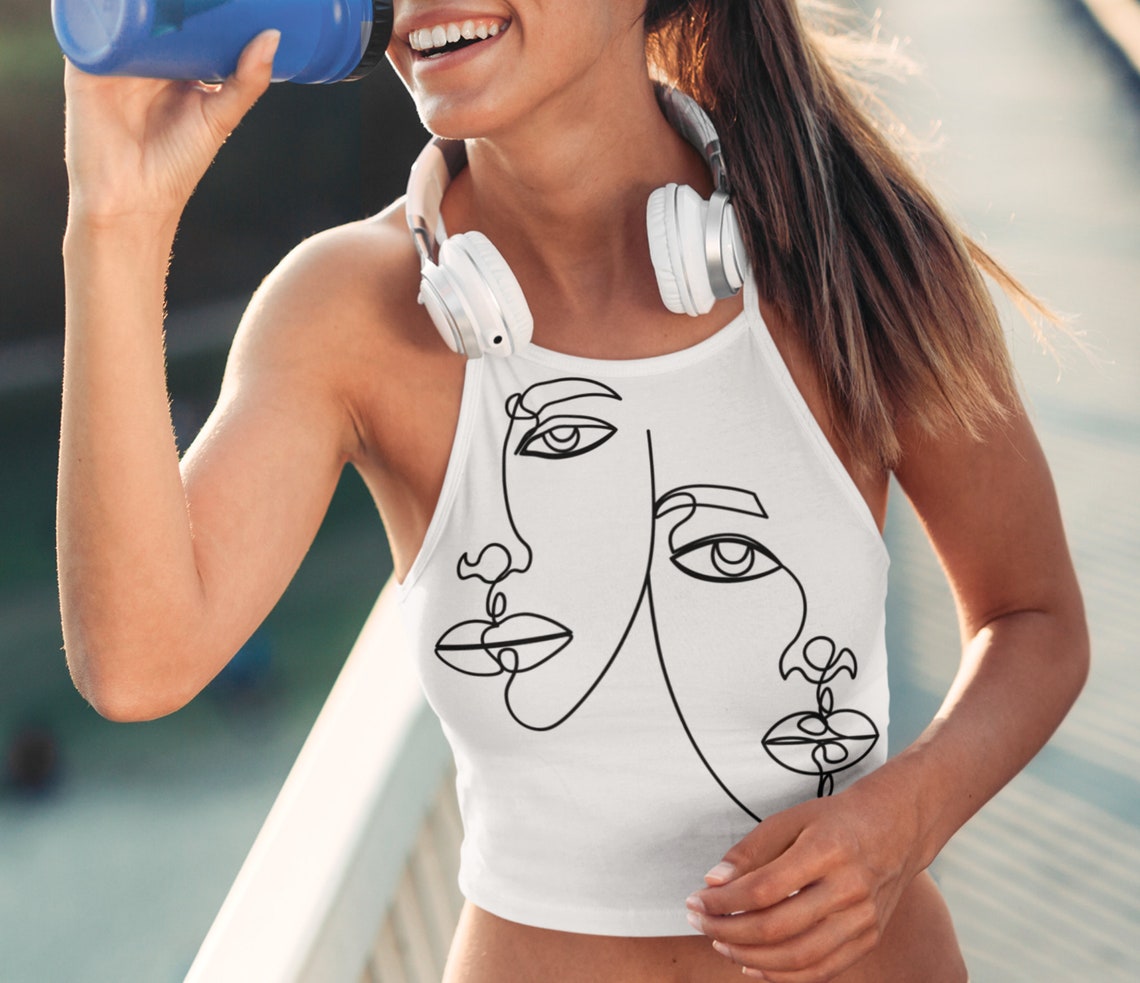 Abstract One Line Faces SVG/ One Line Female Face Drawing/ One - Etsy