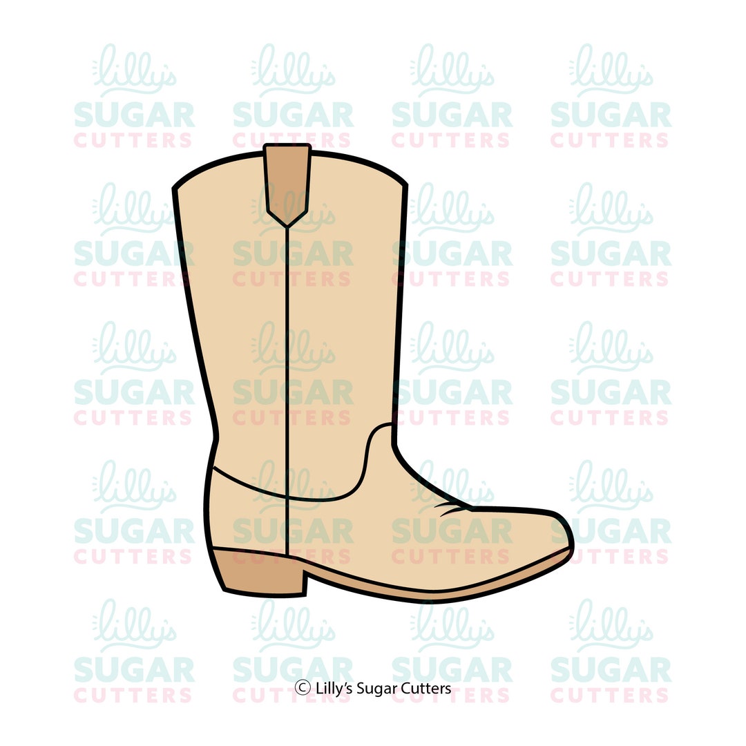 Cowboy Boot Cookie Cutter - Etsy