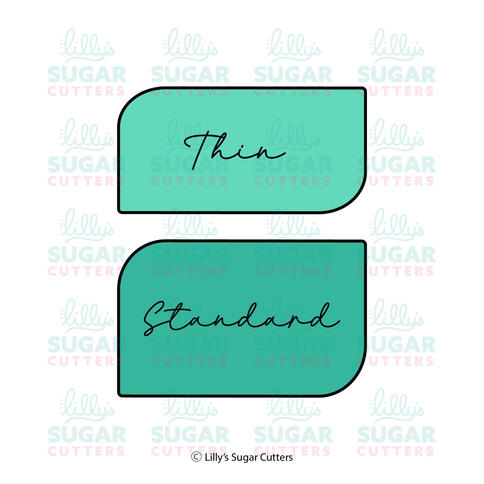 Rounded Rectangle Cookie Cutters - Etsy
