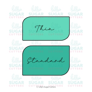 Rounded Rectangle Cookie Cutters - Etsy