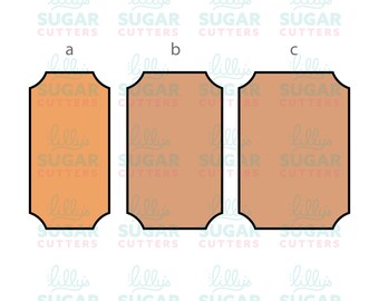 Rectangle Cookie Cutter - Etsy