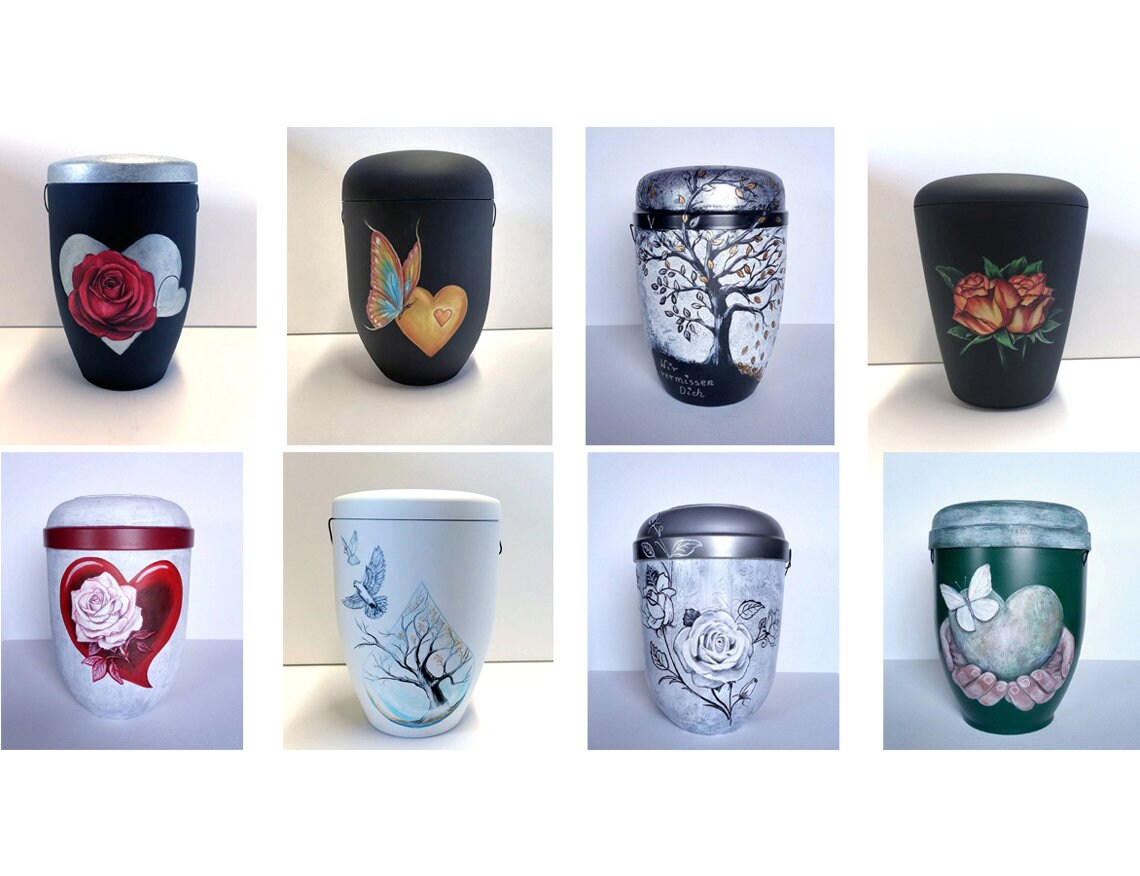 Urns Unique Urns personalized Urn Custom Urn Artist Urn - Etsy