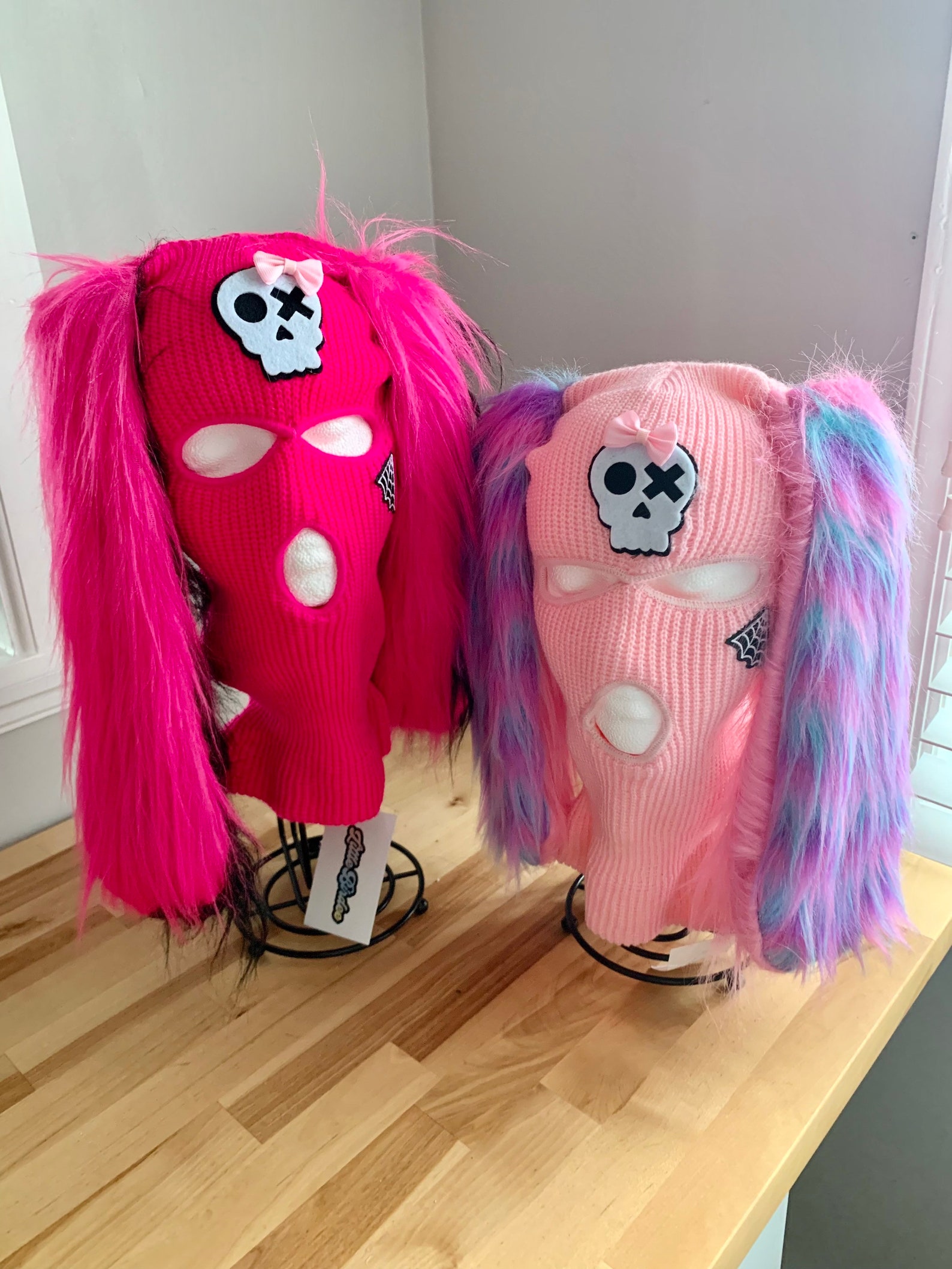 Custom Goth Punk Alt Bunny Ski Mask | Etsy