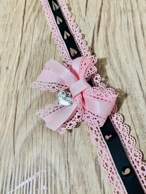NEW Mall Goth Spike Princess Collar - Etsy