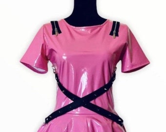 Pink Pvc Dress | Etsy