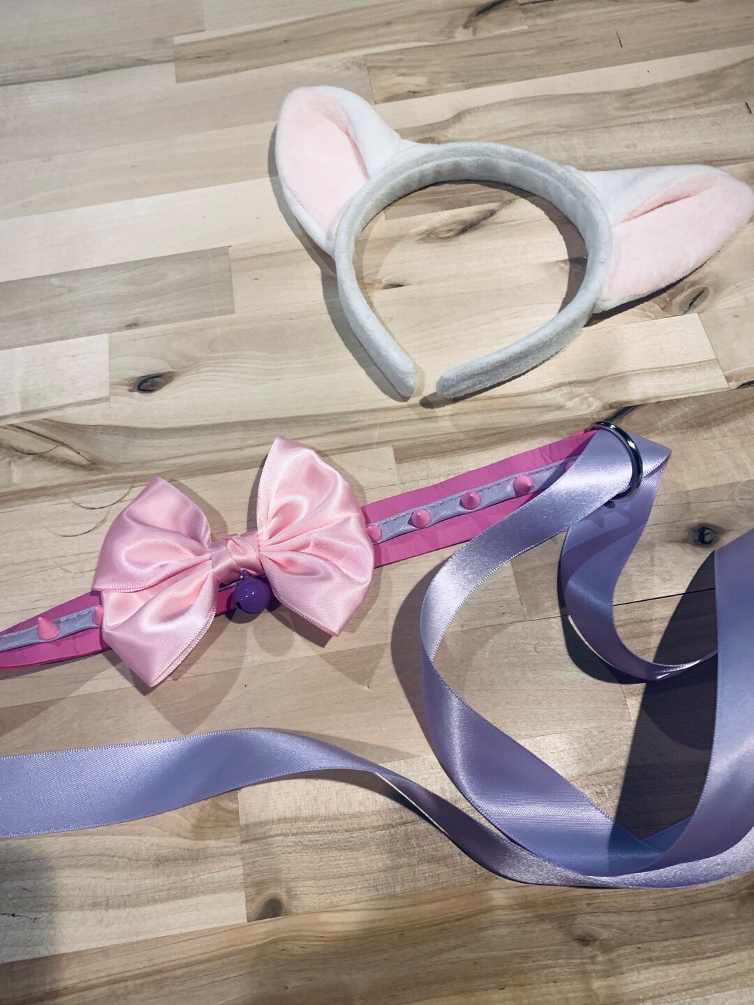 Neko Pink & Purple Spike Bell Kitty Cat Collar - Etsy