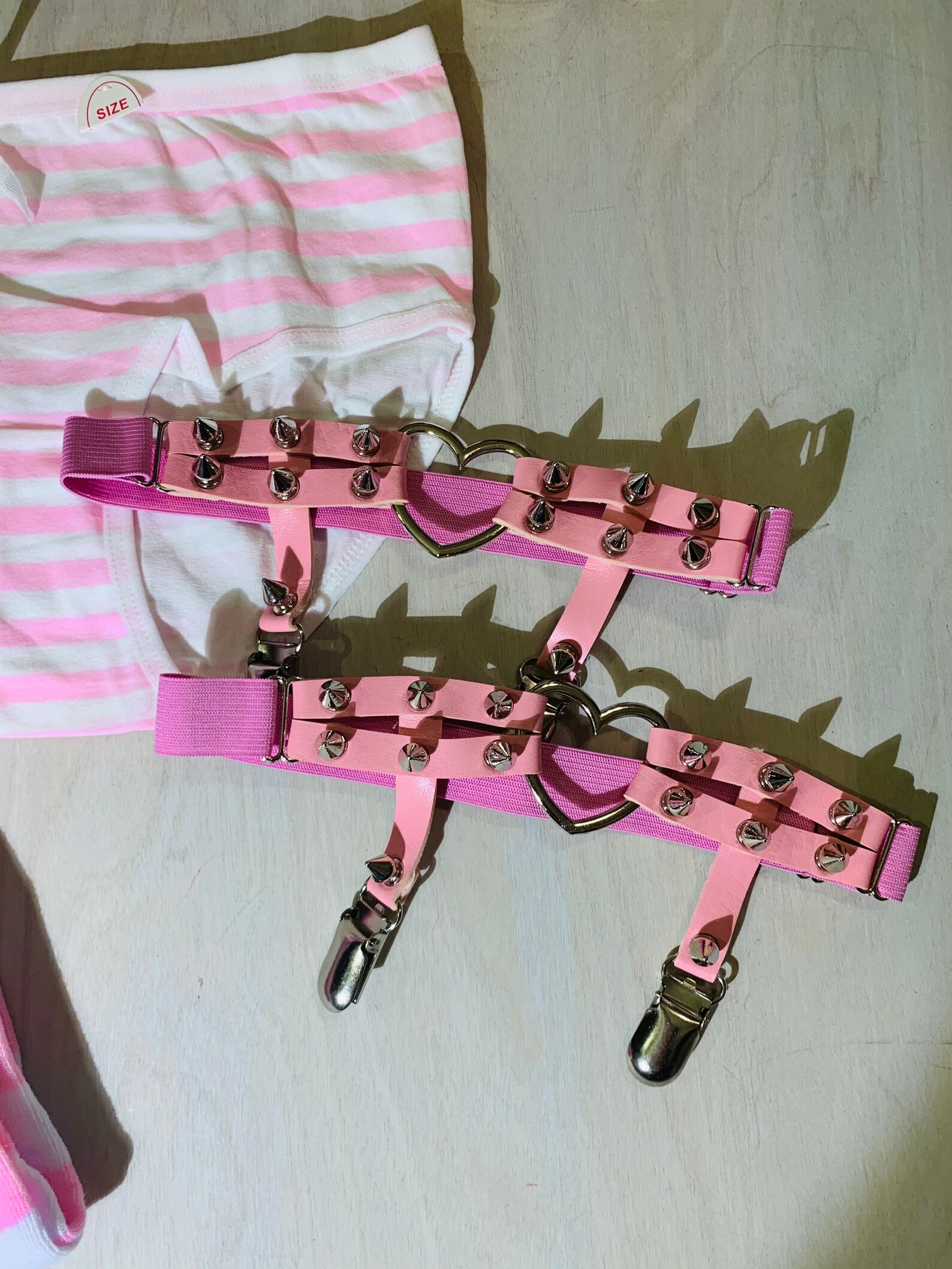 NEW Kawaii Anime Pink 4 Pc Set Garters - Etsy Sweden