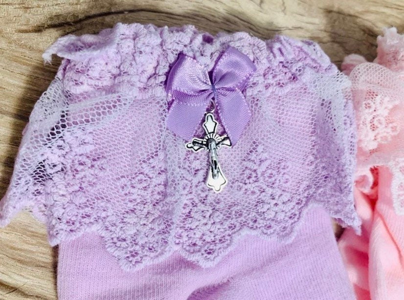 Bubble Goth Pastel Cross Womens Ruffle Socks - Etsy