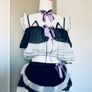 NEW Black Anime Cosplay Maid Neko Set - Etsy