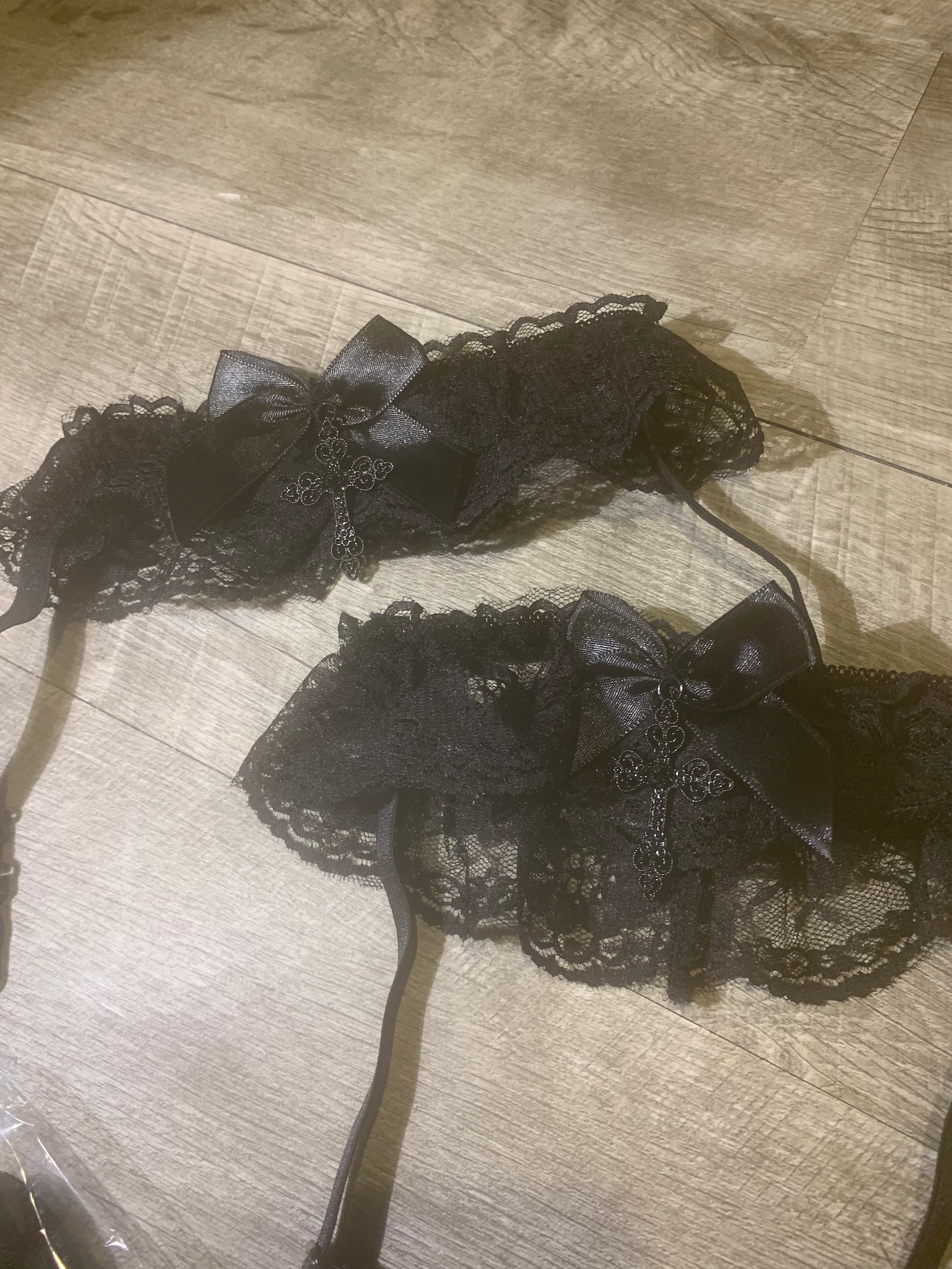 NEW Custom Pastel Goth Garter Fishnet Set - Etsy