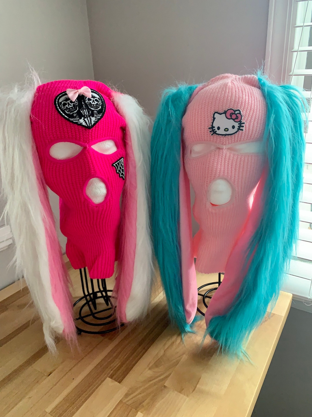 Custom Goth Punk Alt Bunny Ski Mask - Etsy