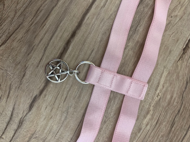 Pink Kawaii Body Harness WITH Choker | Etsy