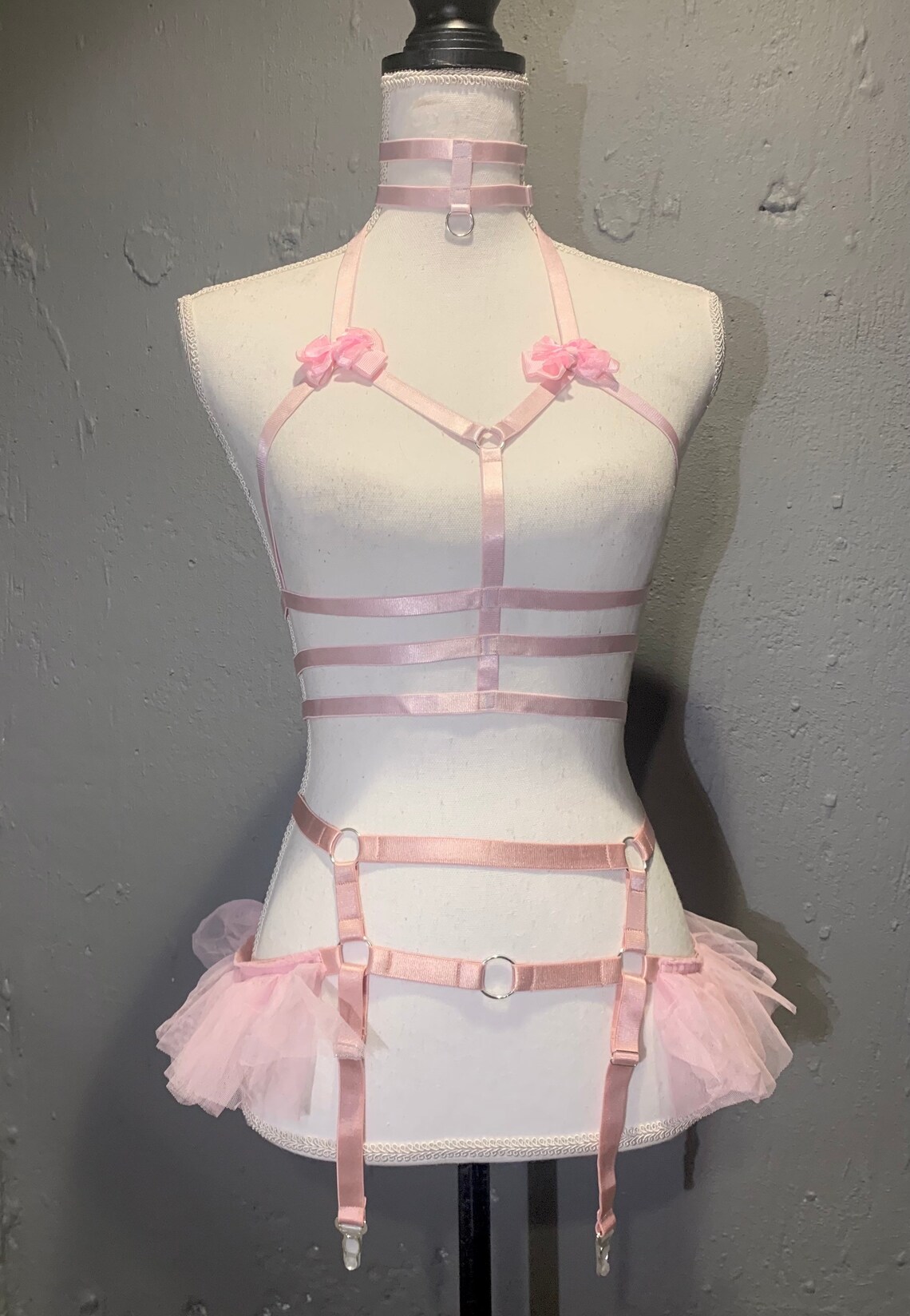 NEW Two-piece Pink Harness Set - Etsy