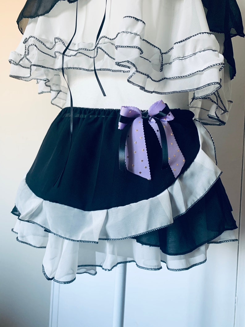 NEW Black Anime Cosplay Maid Neko Set | Etsy