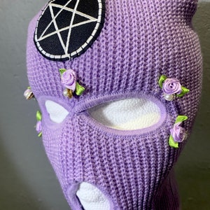 NEW Goth Cosplay Boujee Balaclava Ski Mask - Etsy