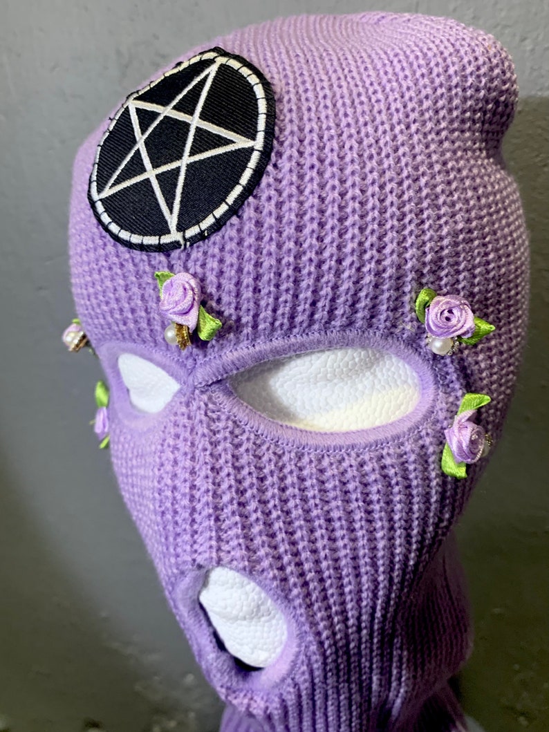 NEW Goth Cosplay Boujee Balaclava Ski Mask - Etsy