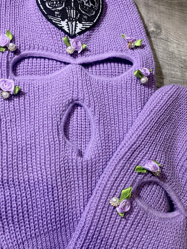 NEW Goth Cosplay Boujee Balaclava Ski Mask - Etsy